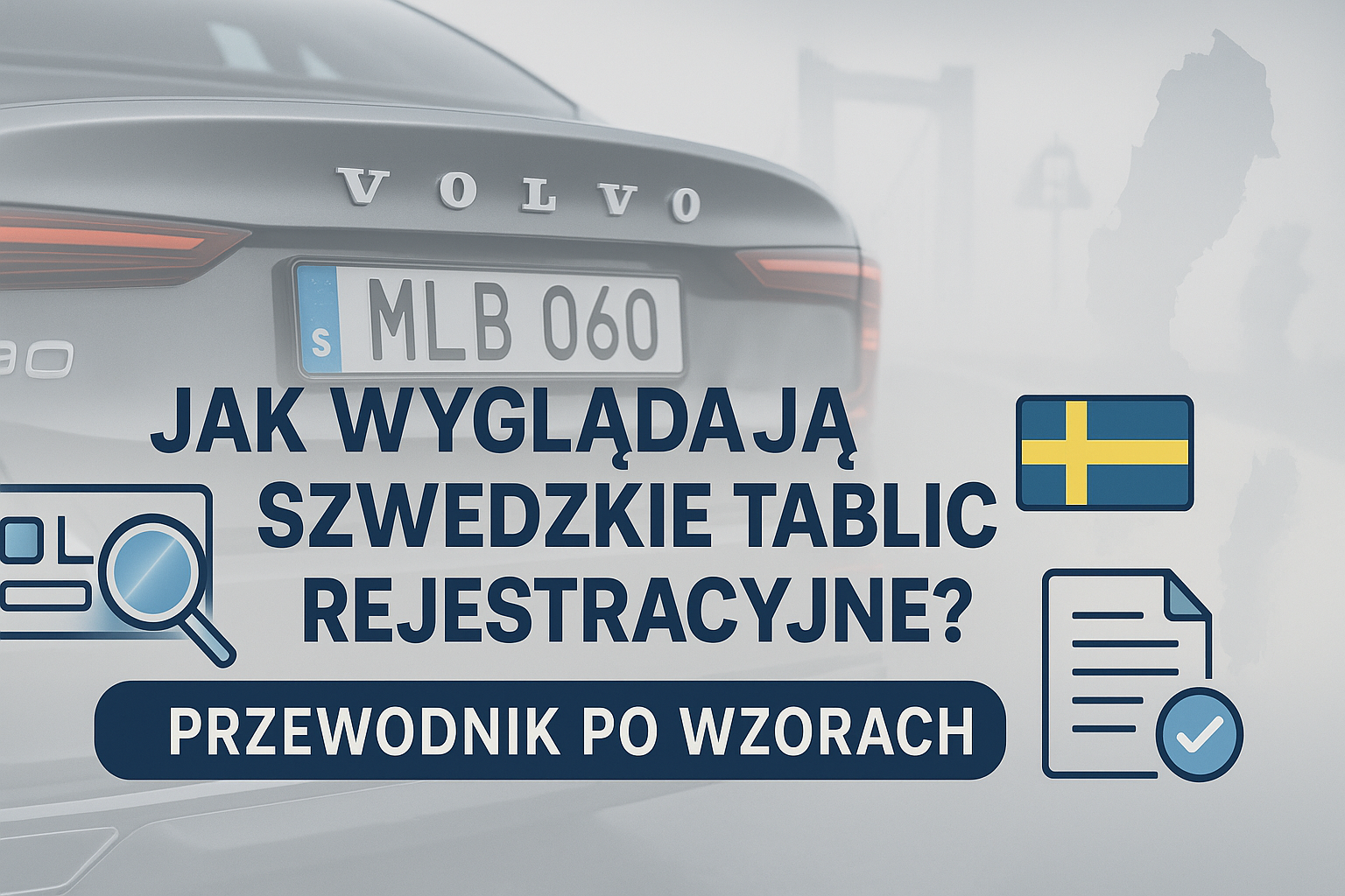 Szwedzkie tablice rejestracyjne: wzory, litery i ciekawostki
