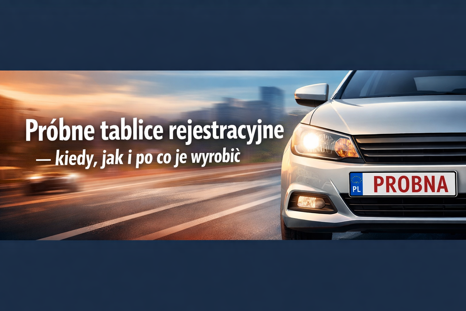Tablice próbne: kto dostanie, ile kosztują i jak wyrobić (2026)