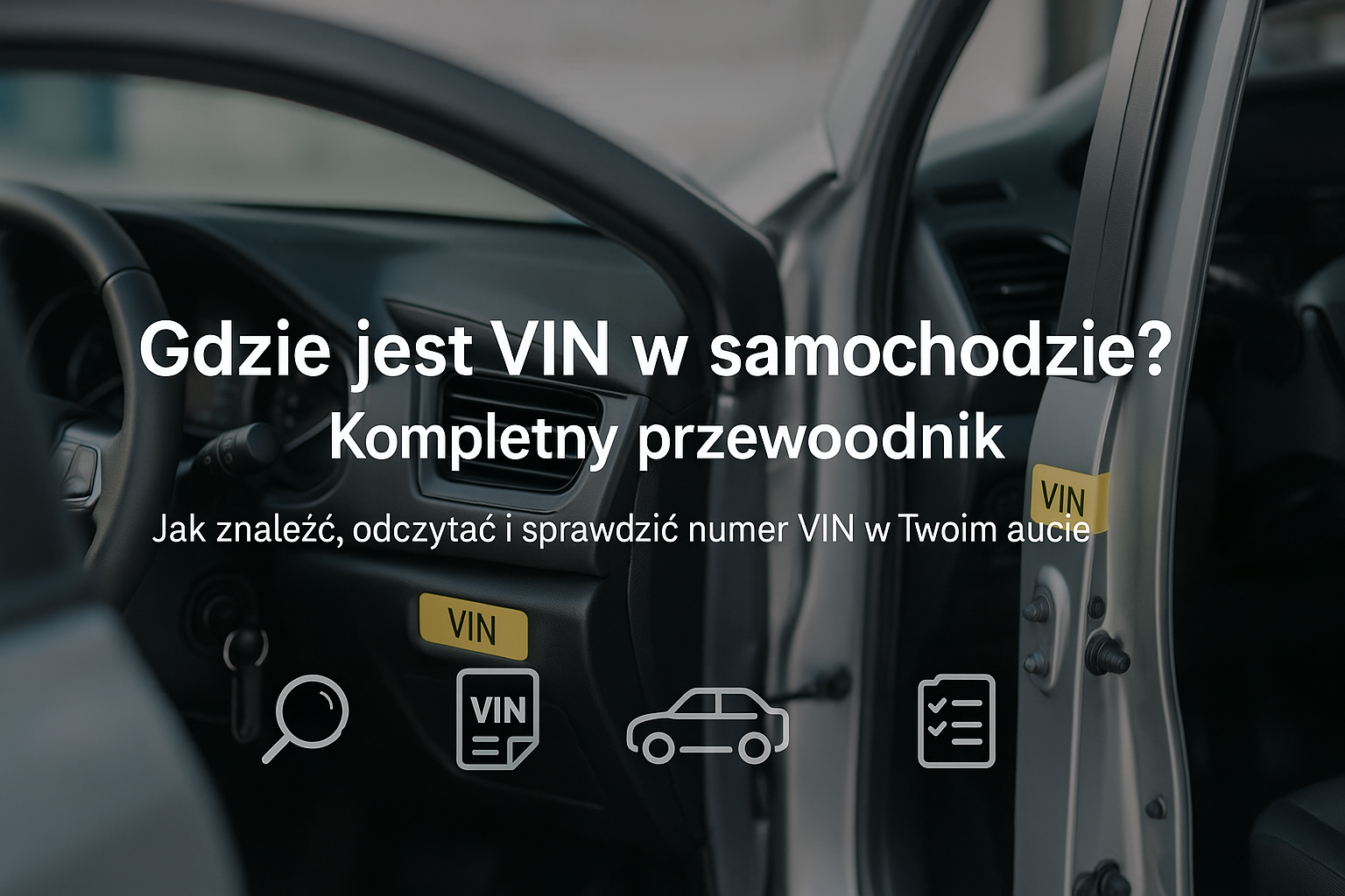Gdzie znajduje się numer VIN w samochodzie? Dowiedz się tutaj dzięki ...