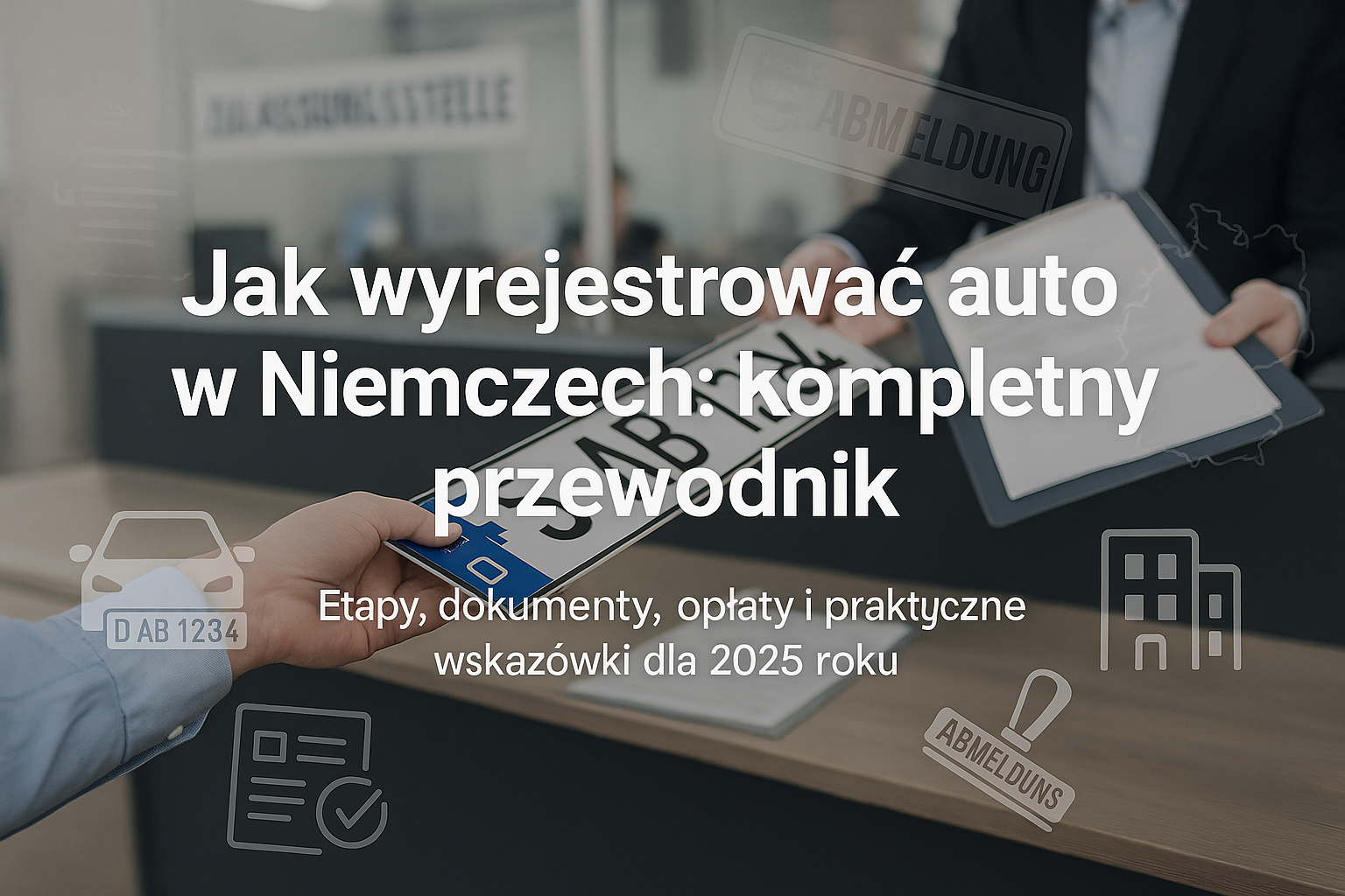 Jak Zarejestrowac Auto W Niemczech